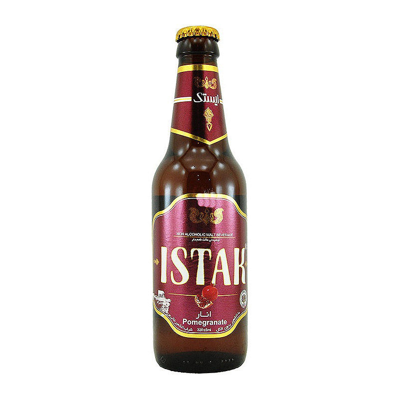 Istak Non Alcoholic Pomegranate Malt Beverage 320 ml | نوشیدنی مالت بدون الکل انار ایستک ۳۲۰ ...