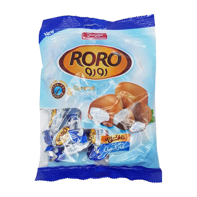 Shirin Asal Roro Coconut Toffee | تافی رورو کره ای مغزدار با کرم نارگیل ...