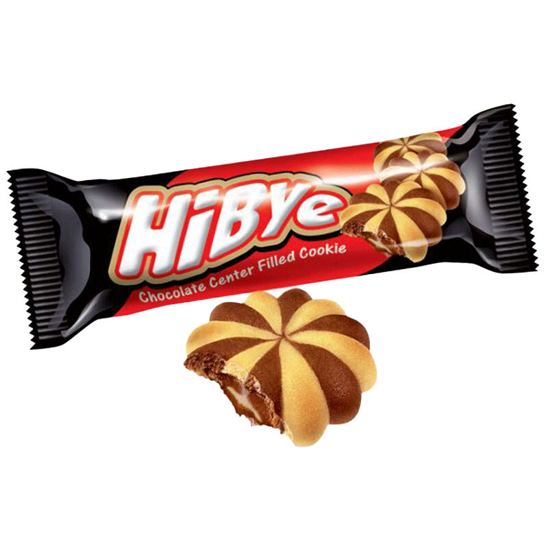 Shirin Asal Hibye Hazelnut Centre Filled Cookie | بیسکویت دو رنگ مغزدار ...